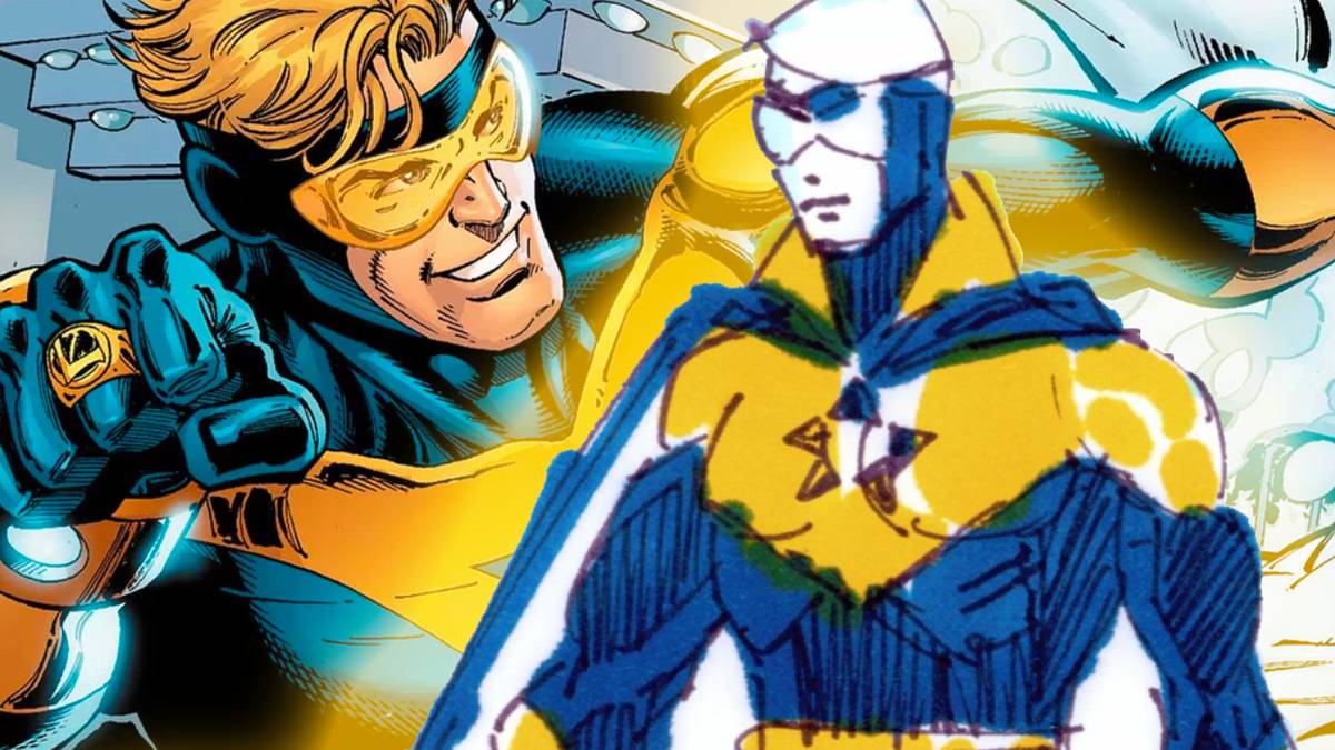 Booster Gold Creator Celebrates the DC Show by Sharing Early Costume ...