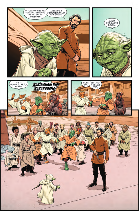 Star Wars Reveals Yoda and Dooku's Earliest Known Lightsaber Duel