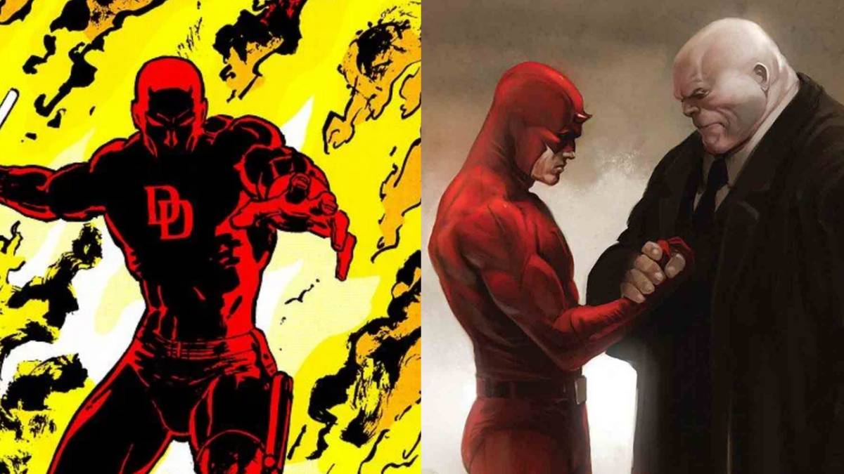Kingpin versus Daredevil in Marvel Comics