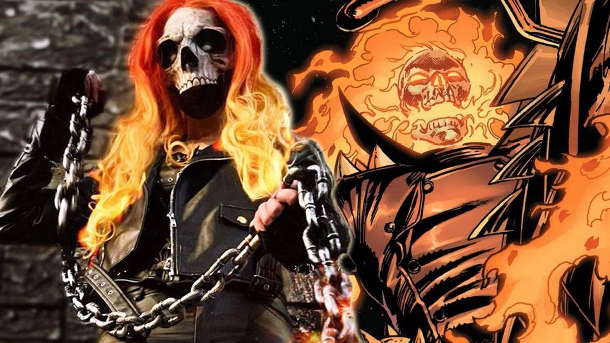 Fiery Ghost Rider Cosplay Brings a Female Spirit of Vengeance to Life