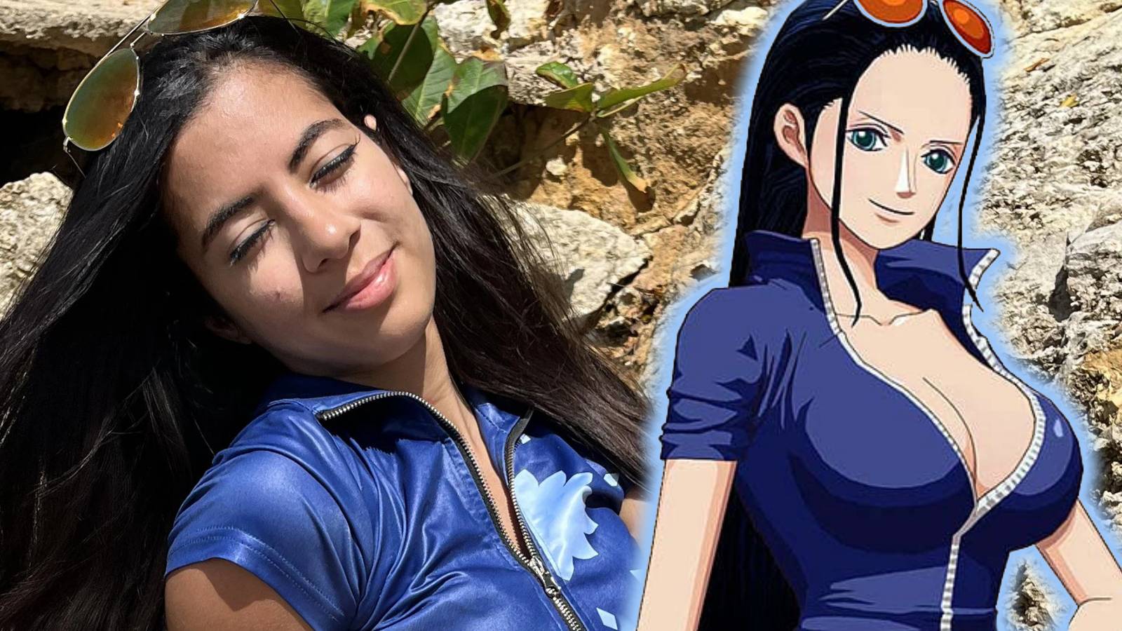 One Piece Fan Depicts the Devil Child Nico Robin in Joyful Beach Cosplay