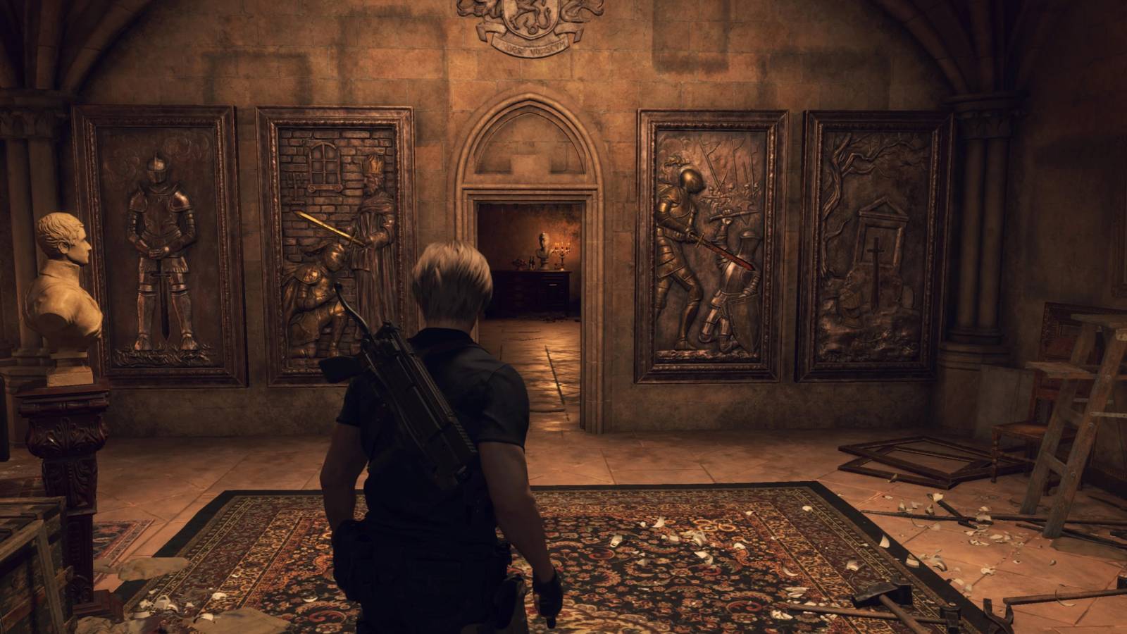 Resident Evil 4 Remake Treasury Swords Puzzle Solution