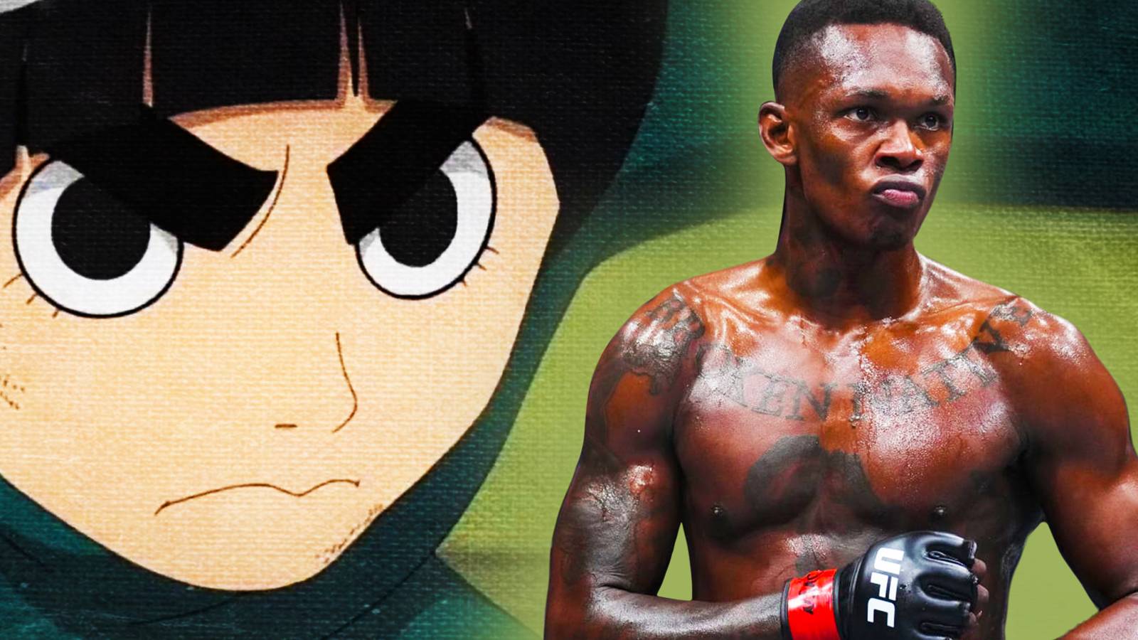 Naruto's Rock Lee Inspired Israel Adesanya's UFC Win