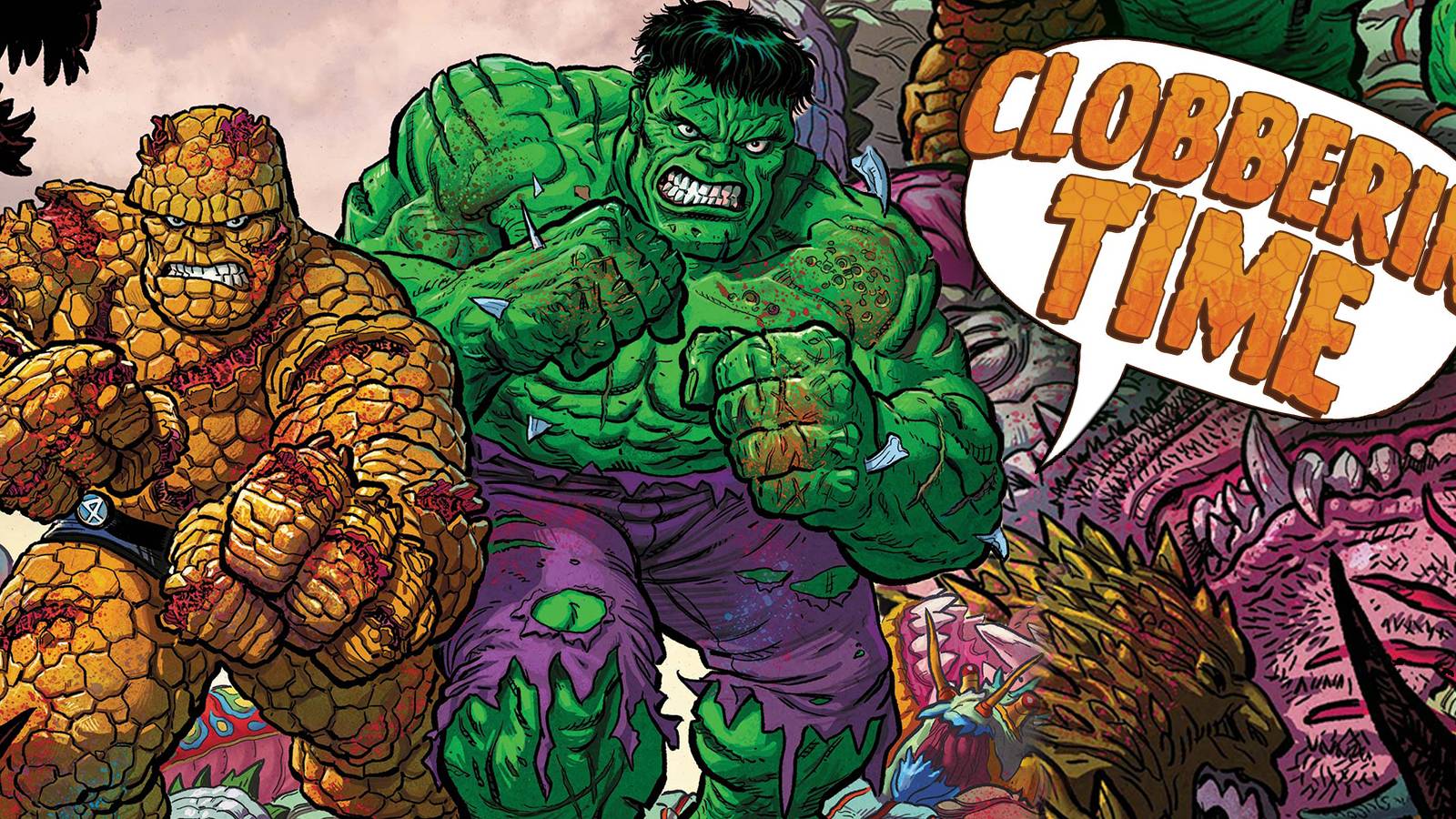The Hulk and the Thing Have an Ongoing Marvel Rivalry