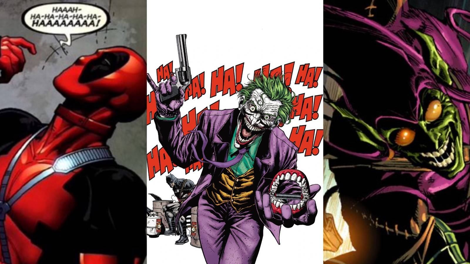 The Joker And Comic Characters Who Always Laugh