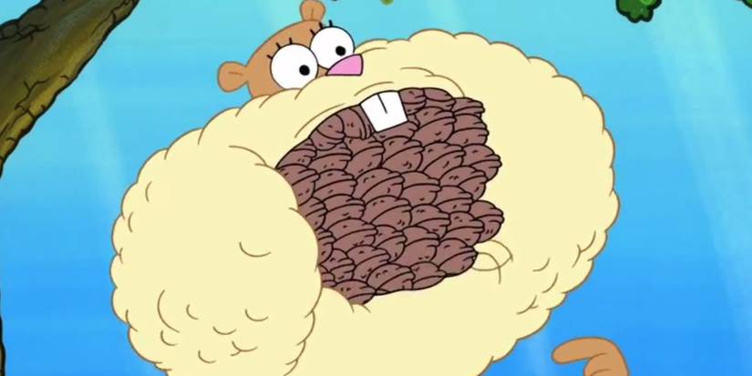 spongebob defying physics