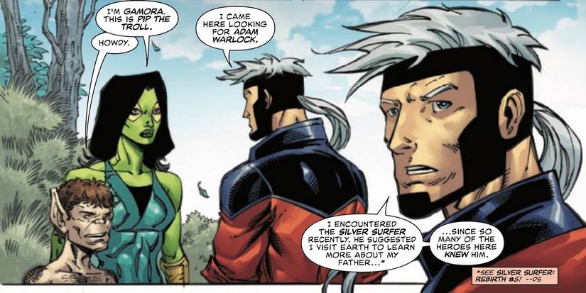 adam warlock e gamora