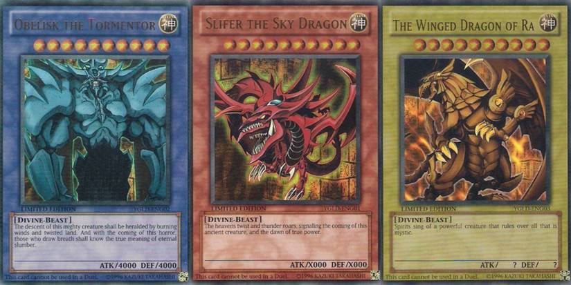 Yu-Gi-Oh!'s Egyptian Gods Are the Most Iconic TCG Cards Ever Printed