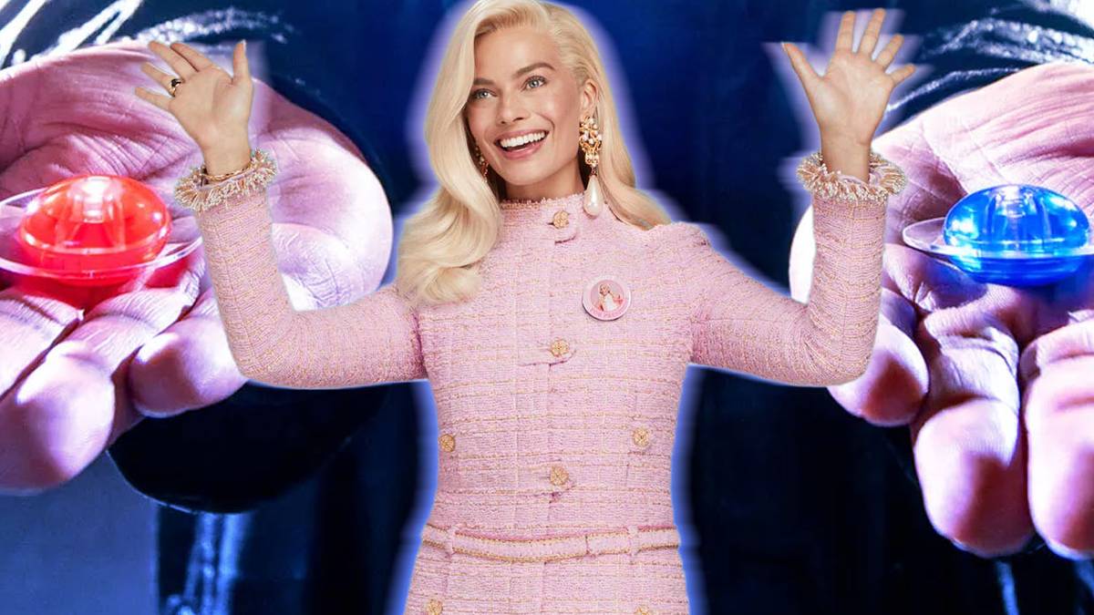 Barbie Trailer Recreates The Matrix's Red Pill/Blue Pill Scene