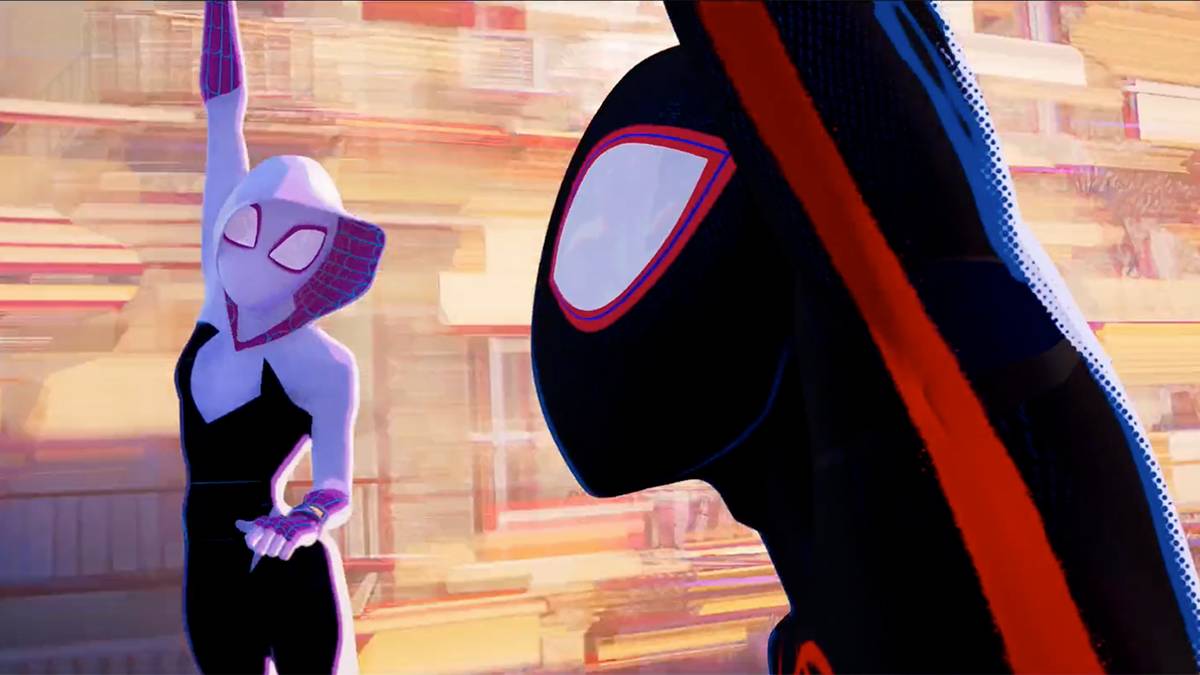 Across the Spider-Verse Promo Teases Gwen and Miles' Lethal Romance