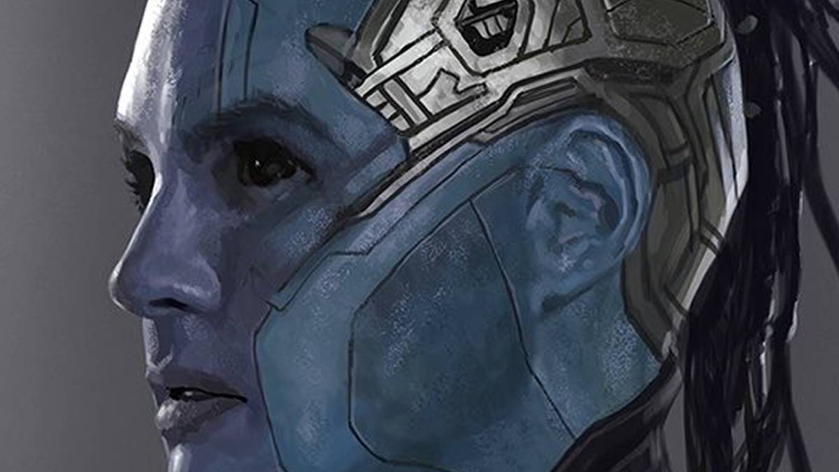 GOTG 3 Concept Art Gives Nebula Hair, Fewer Cyborg Features