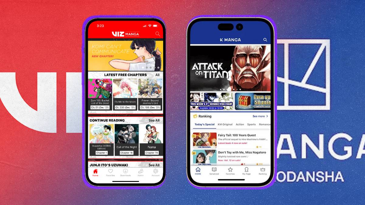 VIZ Manga vs KManga: What's the Best New Manga Reading App?