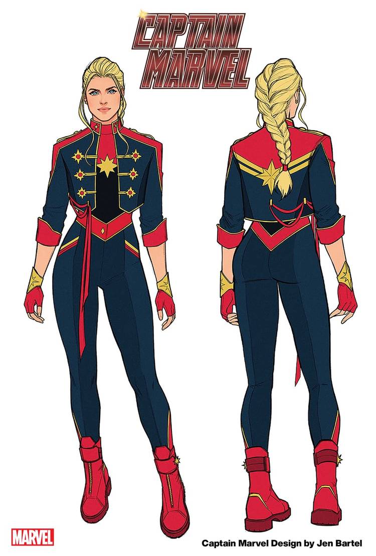 Captain Marvel Gets a New Costume for Her Upcoming Series