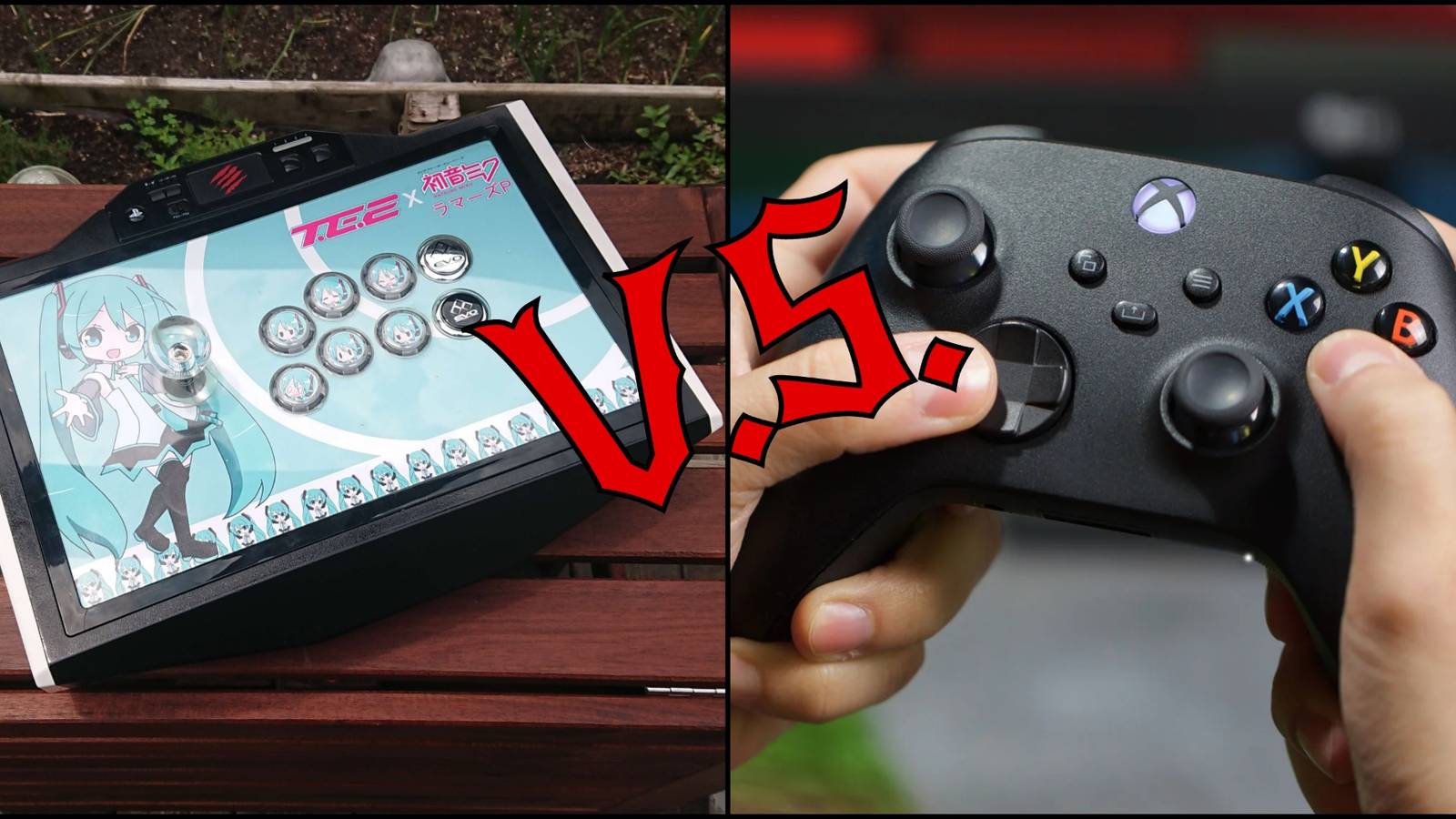 The Fighting Game Fight Stick Vs A Traditional Gamepad Controller