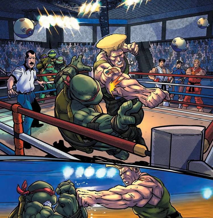 Teenage Mutant Ninja Turtles vs. Street Fighter #1 Review