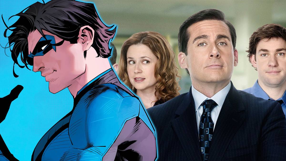 Nightwing Makes The Office Canon to the DC Universe