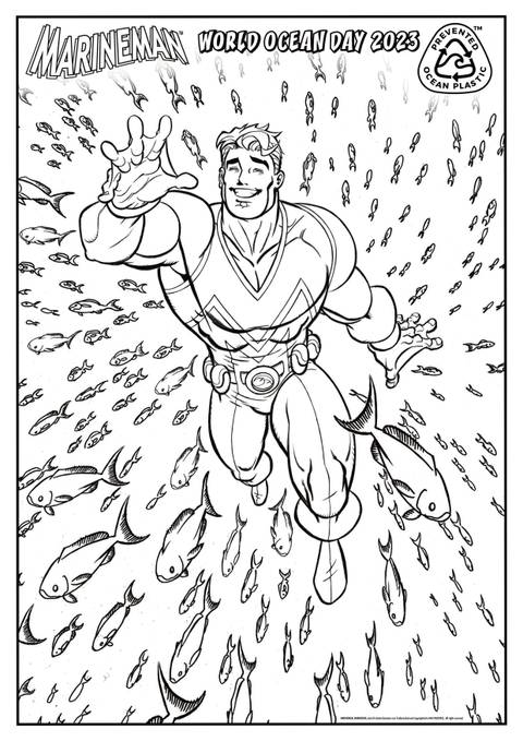 Ian Churchill's New Marinegirl Joins Marineman for a UN World Oceans ...