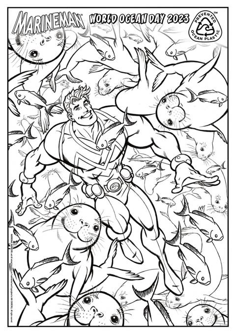 Ian Churchill's New Marinegirl Joins Marineman for a UN World Oceans ...