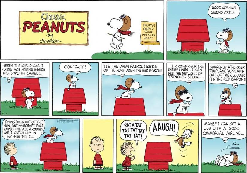 How Snoopy Celebrated D-Day in Peanuts