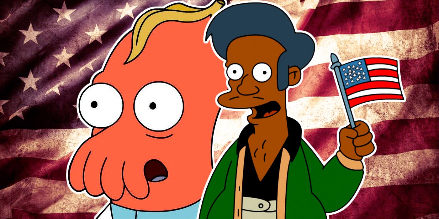 The Simpsons & Futurama Truthfully Explore Immigration in America