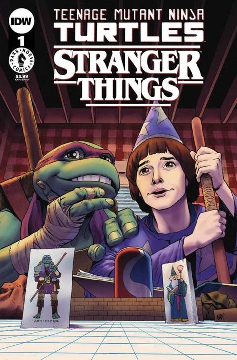 TMNT Heads to the Upside Down In Stranger Things Crossover First Look