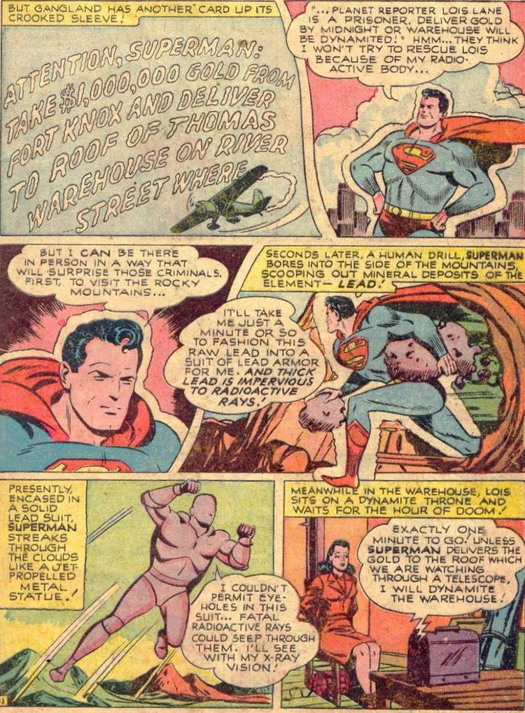 That Time Superman Became Radioactive and Burned a Bird to Death