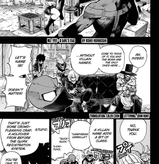 My Hero Academia Chapter 393 Manga Review