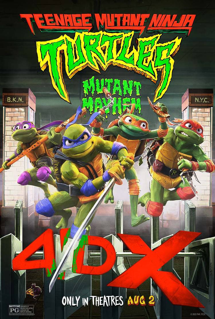 TMNT: Mutant Mayhem Unleashes 4DX Poster Art Ahead of Release