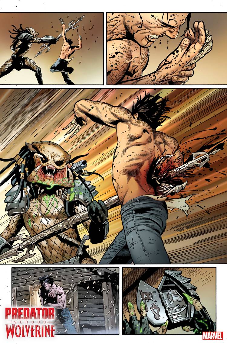 Predator VS Wolverine Writer Takes Icons on Historic Hunt