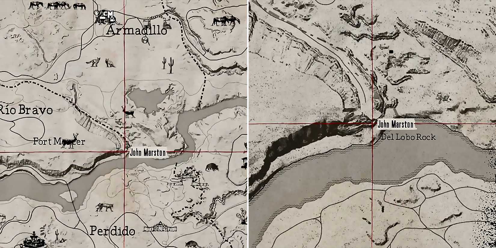 Guide And Maps For RDR1 Treasure Hunter Challenge