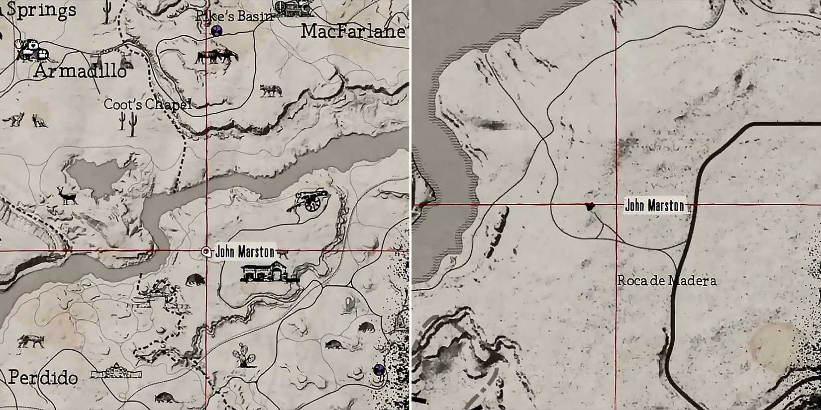 Guide And Maps For RDR1 Treasure Hunter Challenge