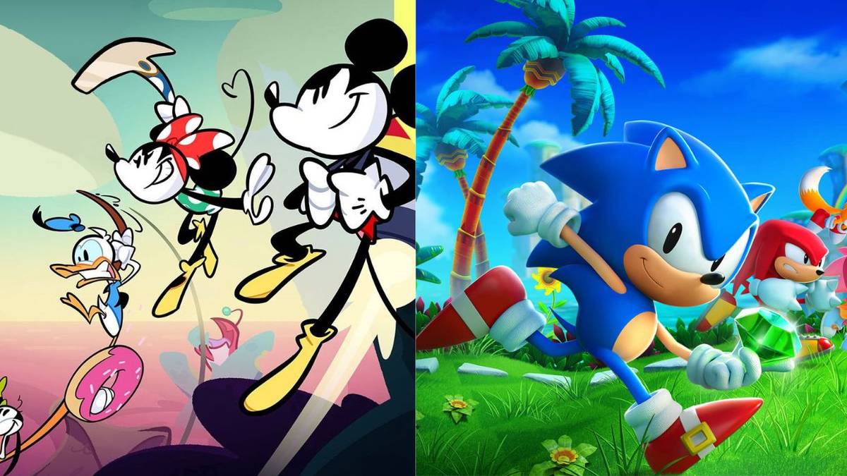 Mickey Mouse Vs Sonic