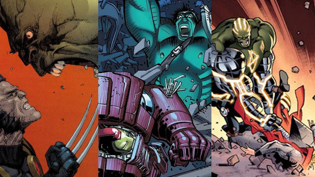 Marvel: The Hulk Fights Other Heroes In These Comics
