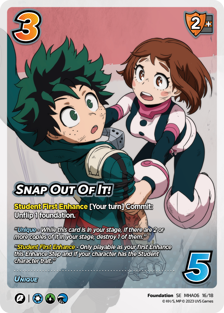 What is in the Ochaco Uraraka Clash Deck?