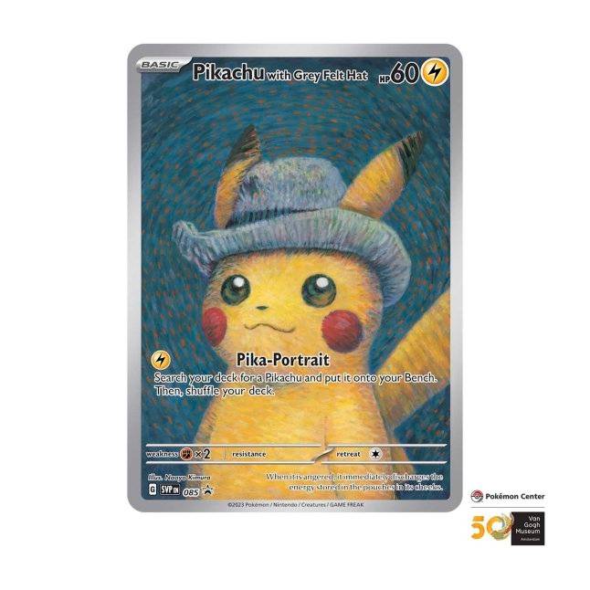 Limited Edition Pikachu Pokemon Card Sparks Mayhem At Van Gogh Museum