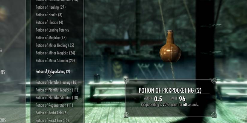 Every Skyrim Potion Recipe & Ingredients