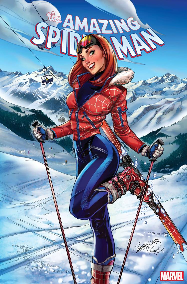 Mary Jane and Spider-Woman Hit the Slopes in Marvel's Ski Chalet ...