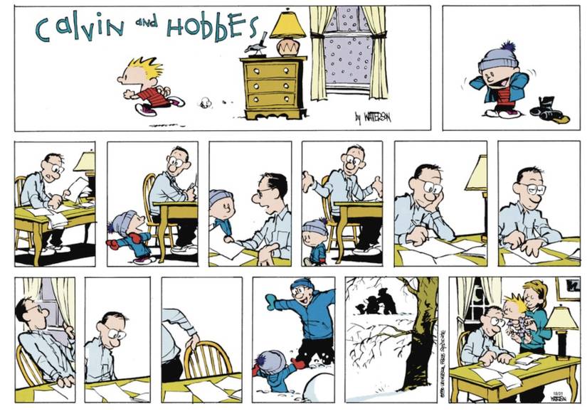 Funniest And Best Calvin's Dad Strips In Calvin & Hobbes