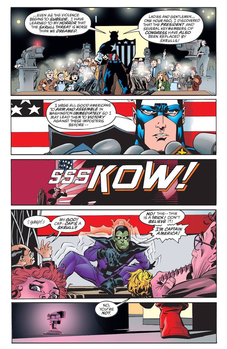 Captain America Explains What He Represents to the American People