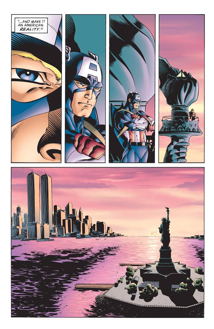Captain America Explains What He Represents to the American People