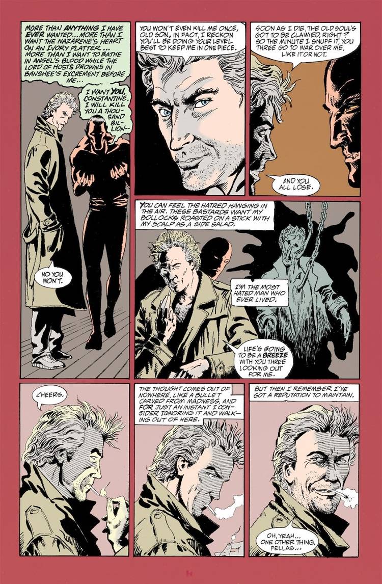 John Constantine Has Something to Share With the Three Rulers of Hell