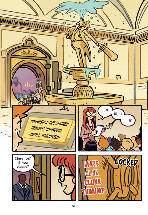 EXCLUSIVE: Read a Comic Excerpt from Escape from Mr. Lemoncello's Library