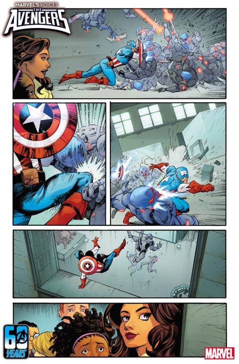 Captain America and Iron Man Leap into Action in Marvel's Voices ...