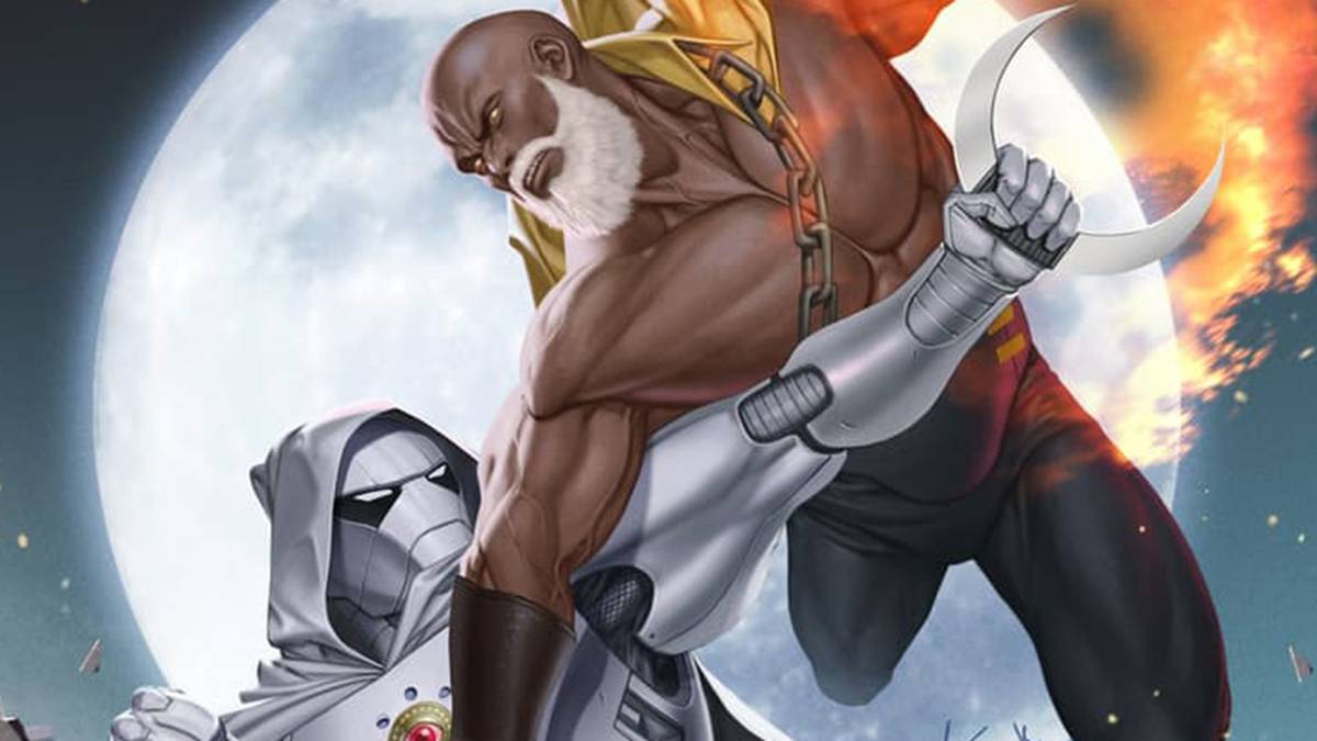 Power Man Fights Immortal Moon Knight in Timeless Variant Cover