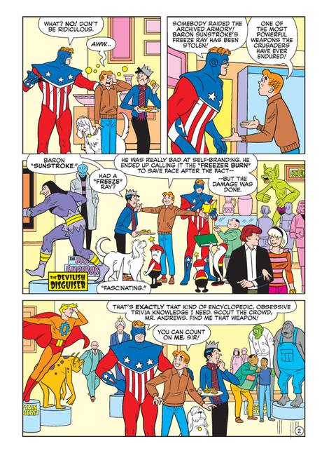 Archie Mondays: Archie Uses Superhero Trivia Knowledge to Help the Shield
