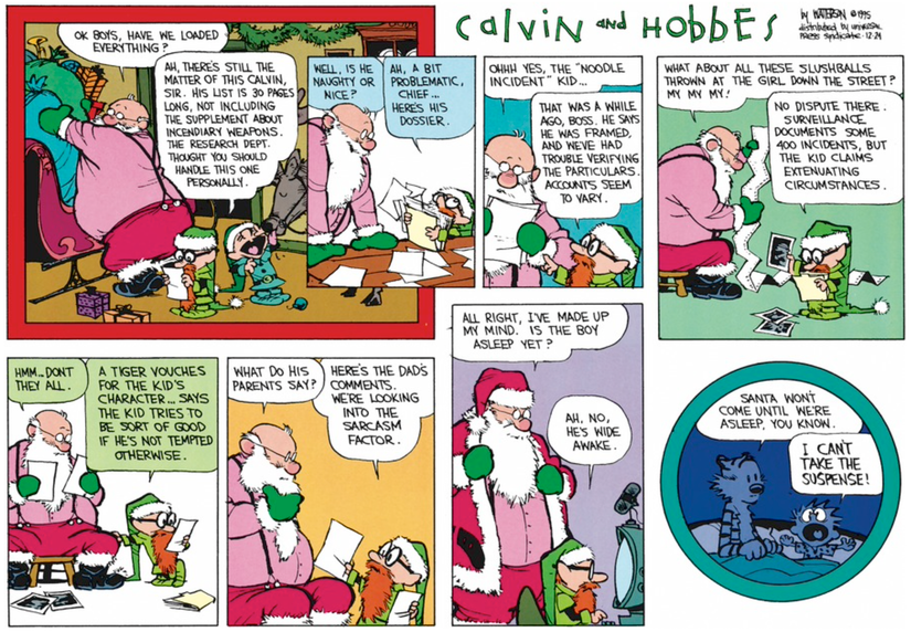 10 Charming Calvin and Hobbes Strips That Capture the Holiday Spirit