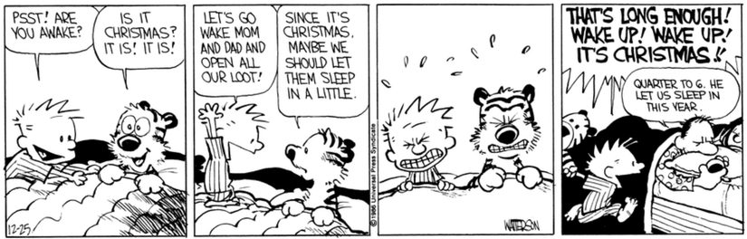 10 Charming Calvin and Hobbes Strips That Capture the Holiday Spirit