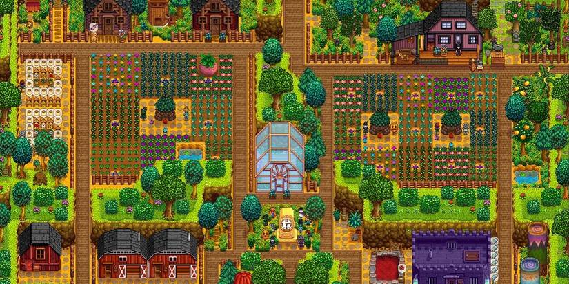 Stardew Valley's Best Farm Layout Is the Four Corners, Here's Why