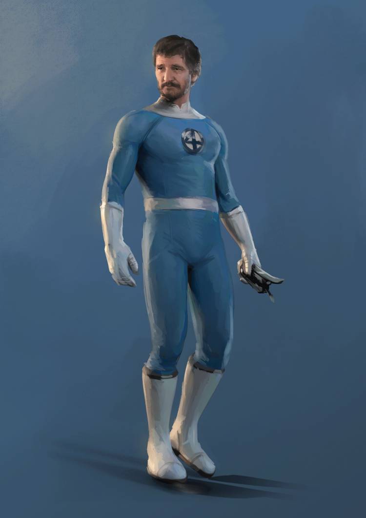 MCU: Fantastic Four Artwork Shows Pedro Pascal as Reed Richards