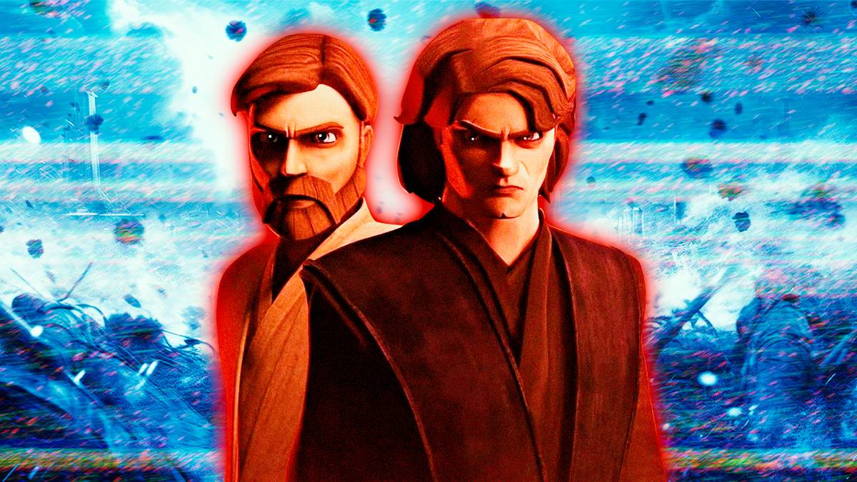 Star Wars' Anakin & Obi-Wan Fight Is Finally Realized in Clone Wars ...